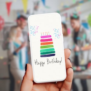 Digital Animated Birthday Card, Digital Happy Birthday Card, Electronic ...
