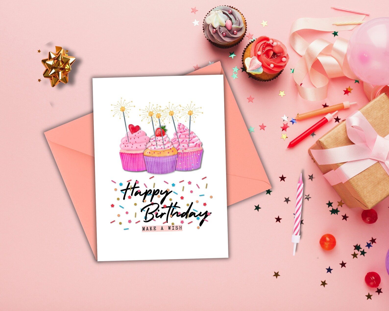 Printable Birthday Card, Personalized Birthday Card, Downloadable ...