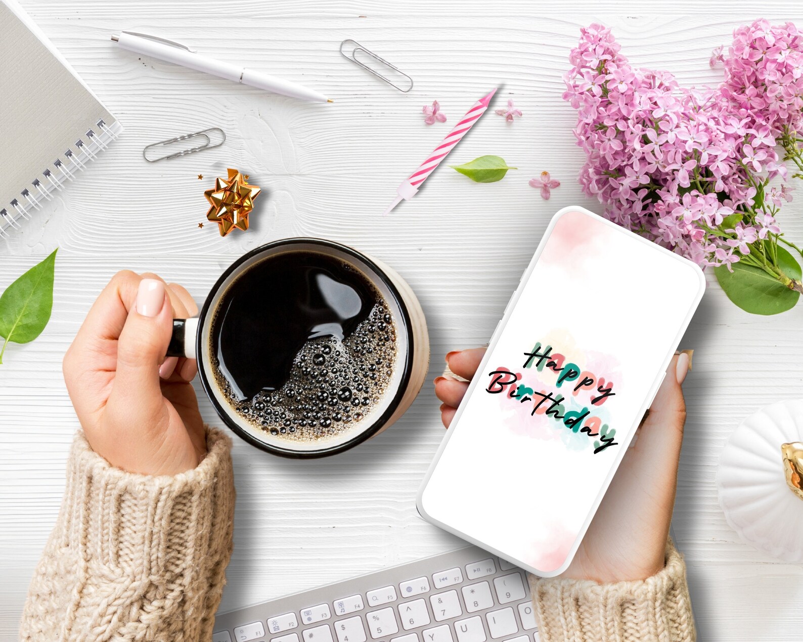 Digital Animated Birthday Card, Digital Happy Birthday Card, Electronic ...