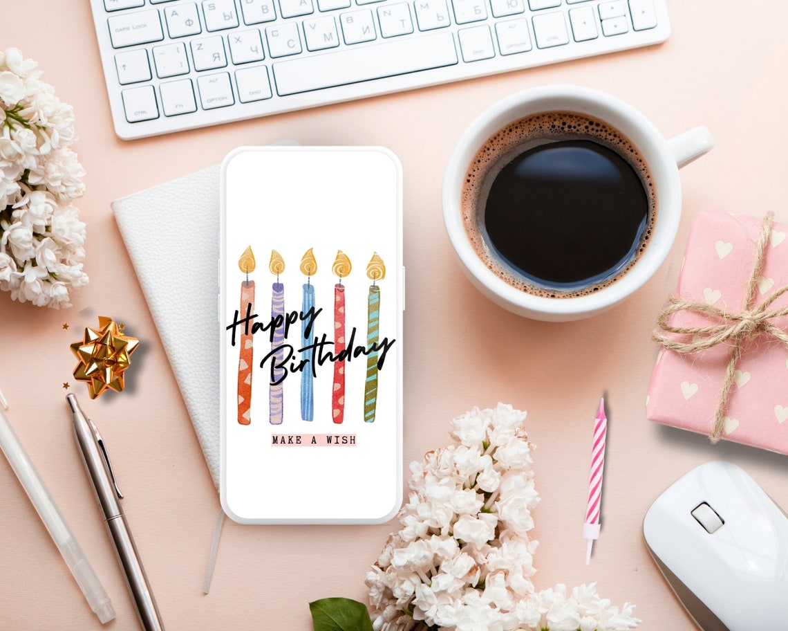 Printable Birthday Card, Instant Downloadable Birthday Card, Digital ...