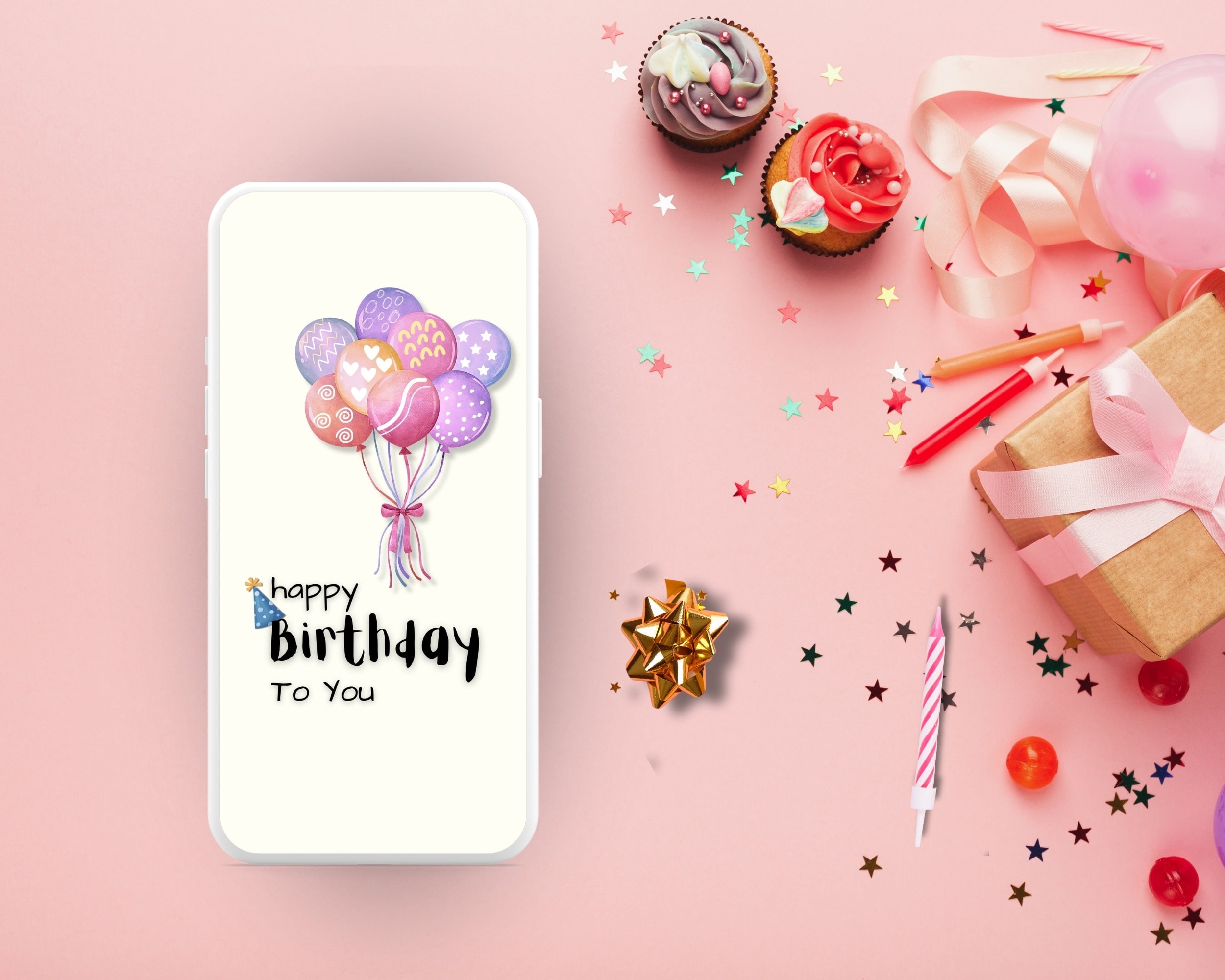Digital Animated Birthday Card, Digital Happy Birthday Card, Electronic ...
