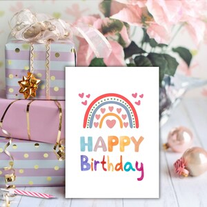 Printable Birthday Card for Kids, Phone Birthday Card,1 St Birthday ...