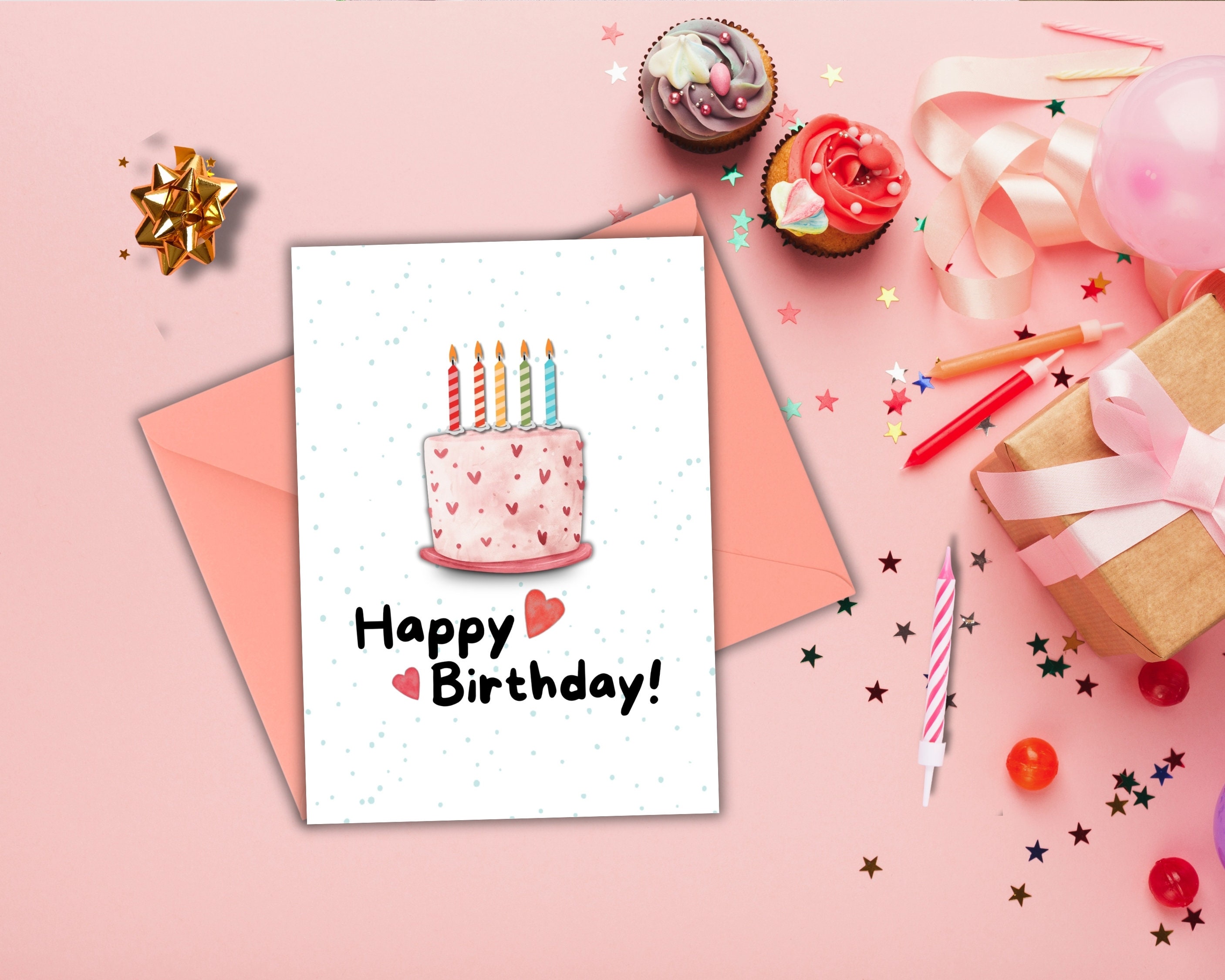 Printable Birthday Card, Instant Downloadable Birthday Card, Friends ...