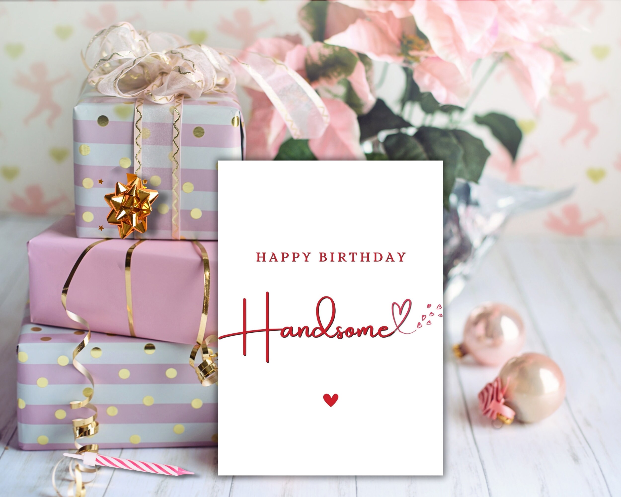 Printable Birthday Card, Boyfriend Birthday Card, Downloadable Birthday ...