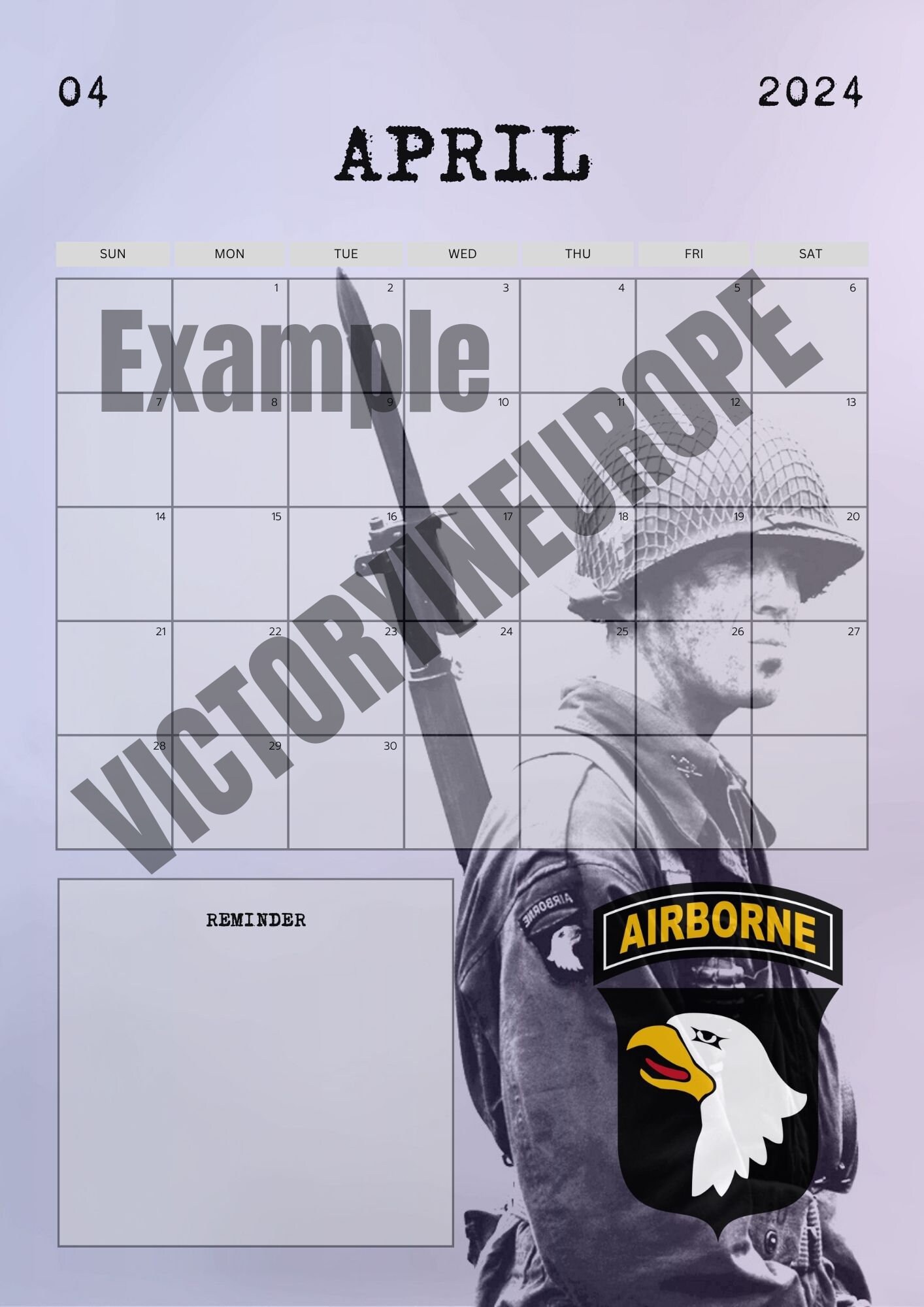 Band of Brothers | Calendar | 2024 - Etsy