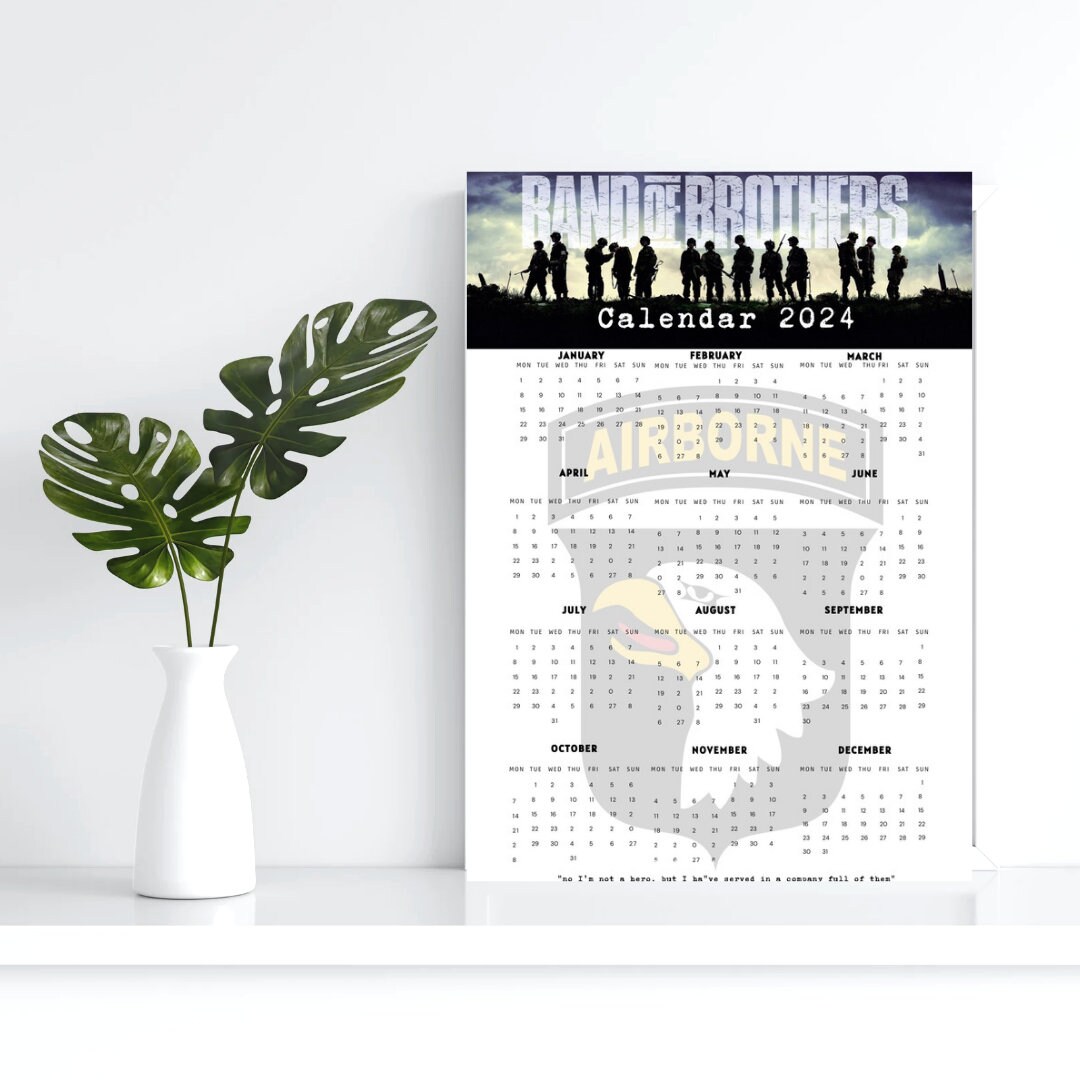 Band of Brothers | Calendar | 2024 - Etsy