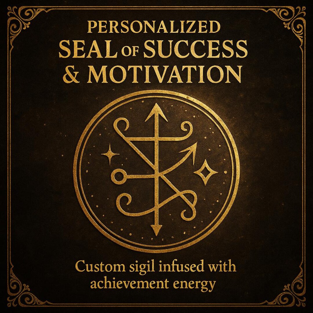 Personalized Seal of Success and Motivation | Custom Digital Sigil for ...