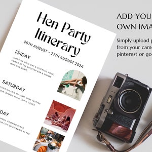Modern Hen Do Games | Printable Hen Party Games | Editable Bridal ...