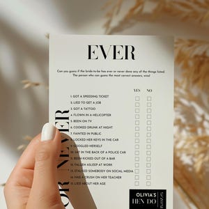 Personalised Hen Do Games | Hen Party Games | Bridal Shower Games ...