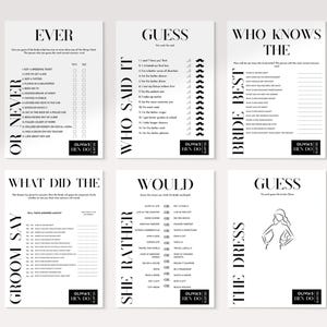 Personalised Hen Do Games | Hen Party Games | Bridal Shower Games ...