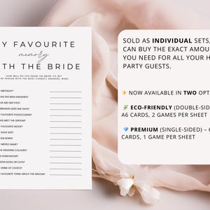 Minimalist Hen Do Games | Hen Party Games | Bridal Shower Games ...