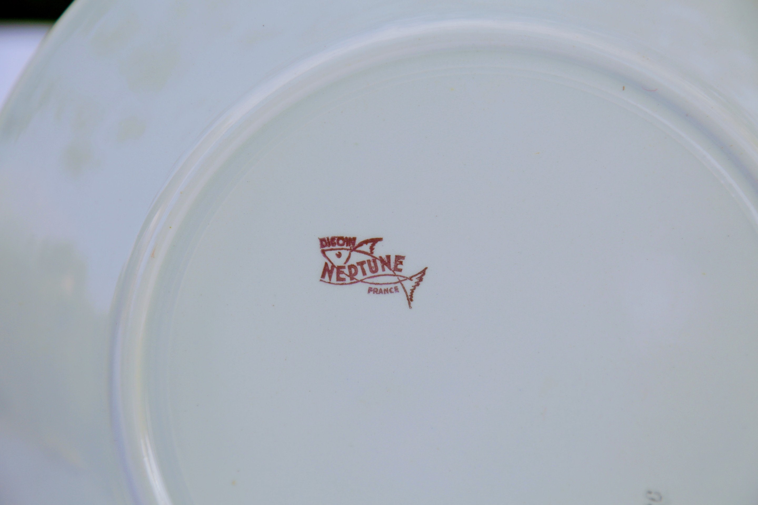 Digoin Neptune Dinner Plates - Etsy UK