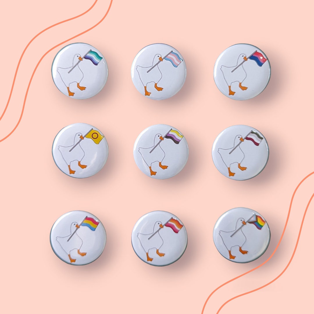 Individual Pride Goose Badge - Etsy