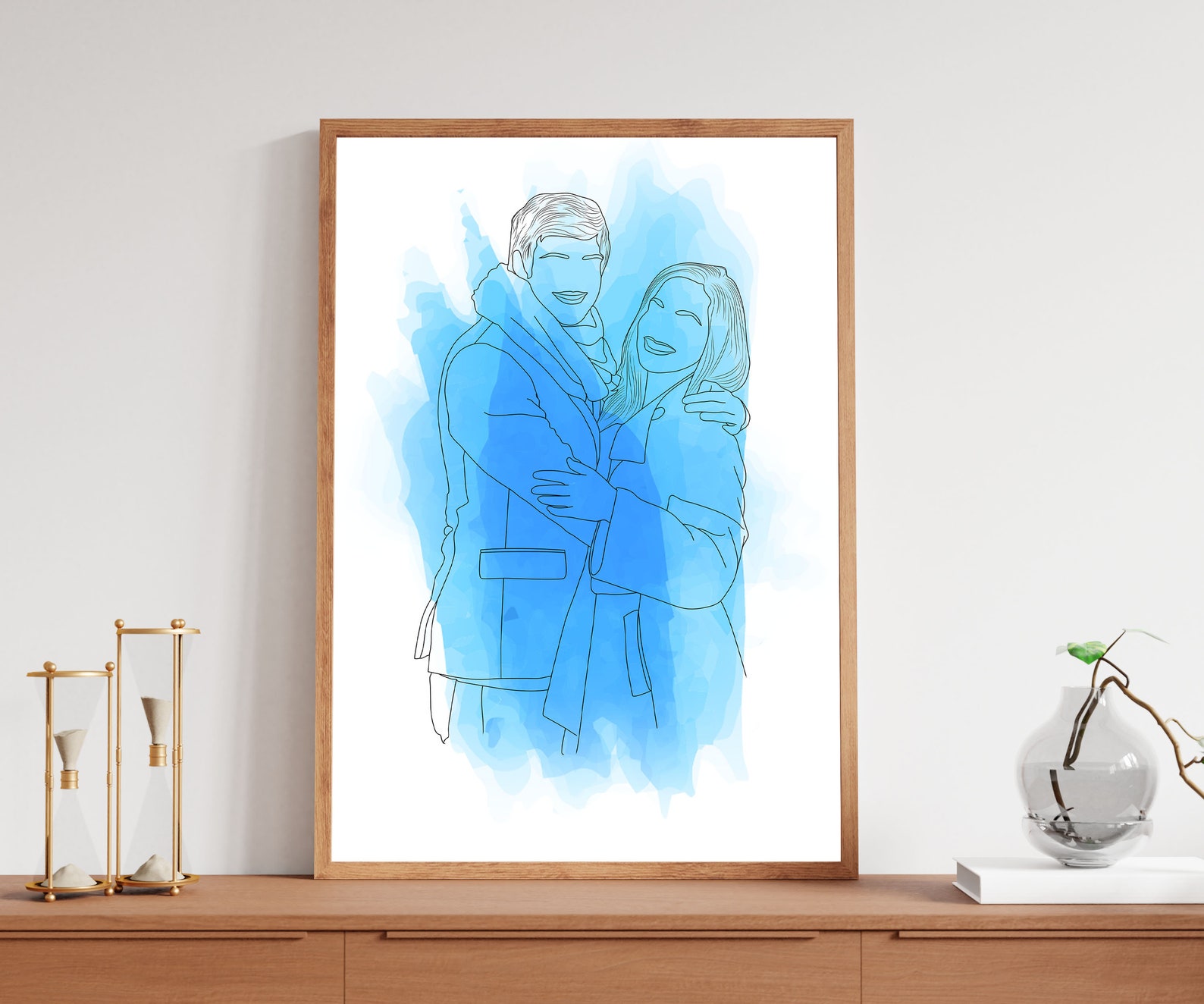 Faceless Portrait | Custom Illustration | Personalised Photo ...
