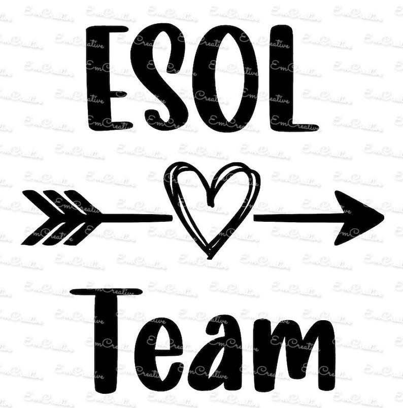 ESOL Team SVG File - Etsy