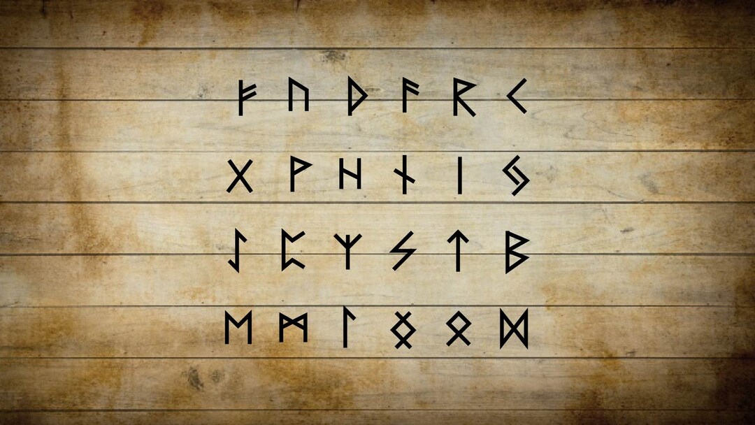 Viking Runic Alphabet SVG Cut File digital Download Only for - Etsy ...