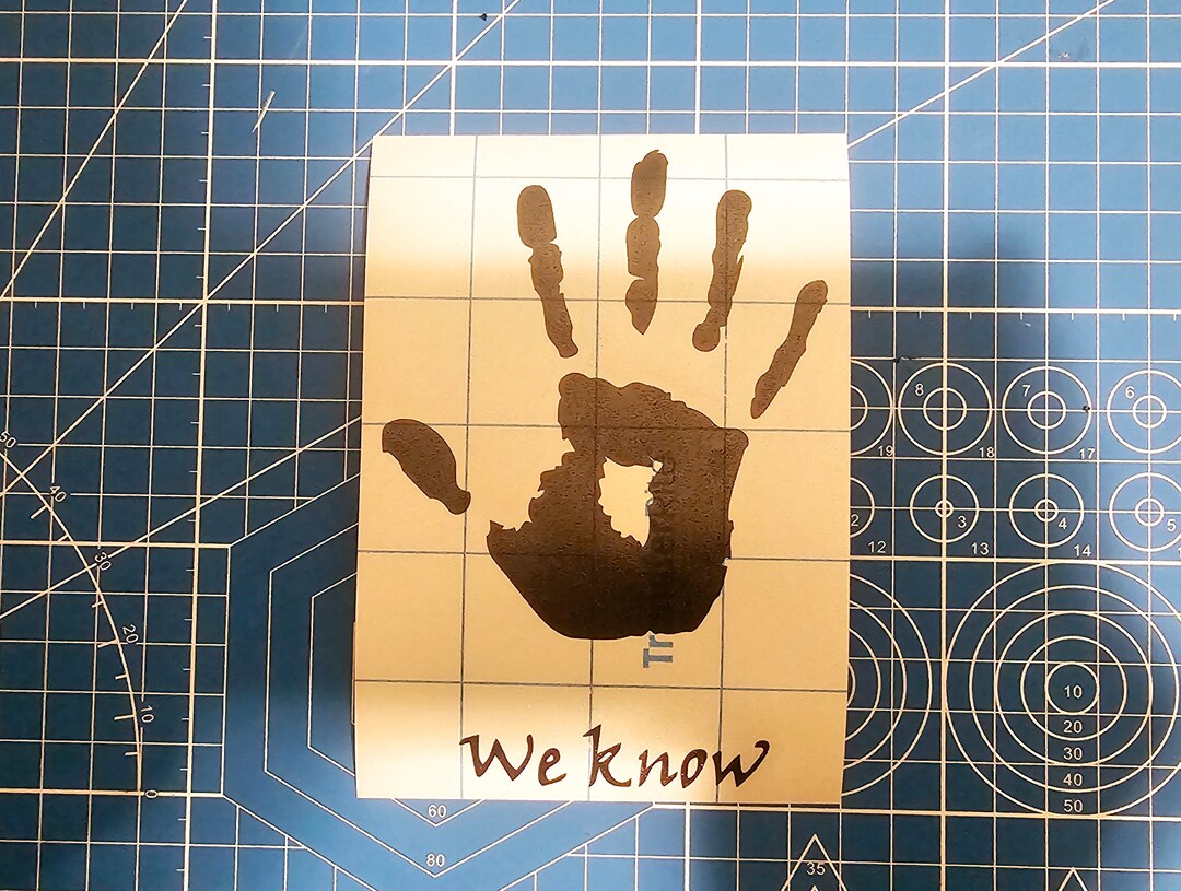 2x Skyrim Dark Brotherhood we Know Vinyl Decals Indoor/ Outdoor - Etsy