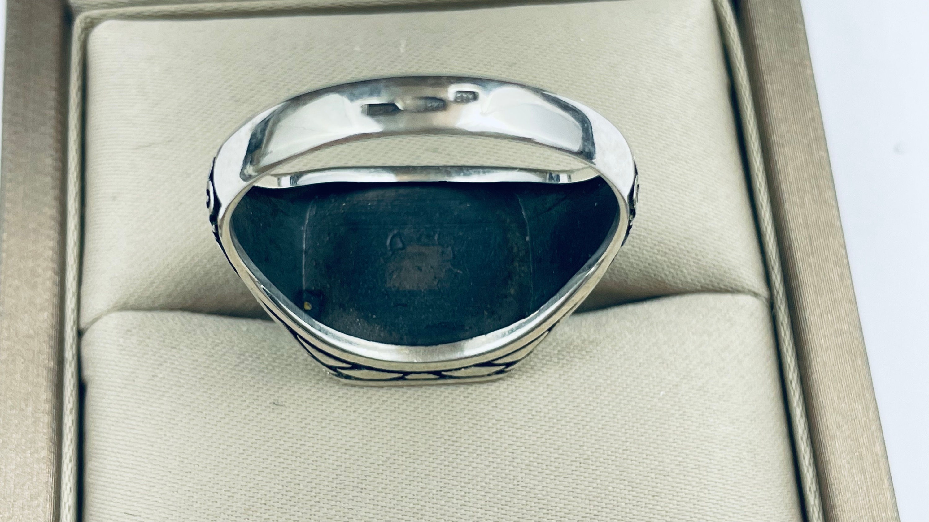 925 Sterling Silver and Gold St. Andrew Ring: Religious Statement ...