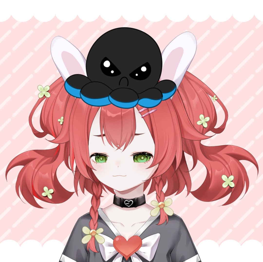 Vtuber Asset| Mood Changing Octopus, 2D Vtuber, 3D VTUBER, Kawaii ...