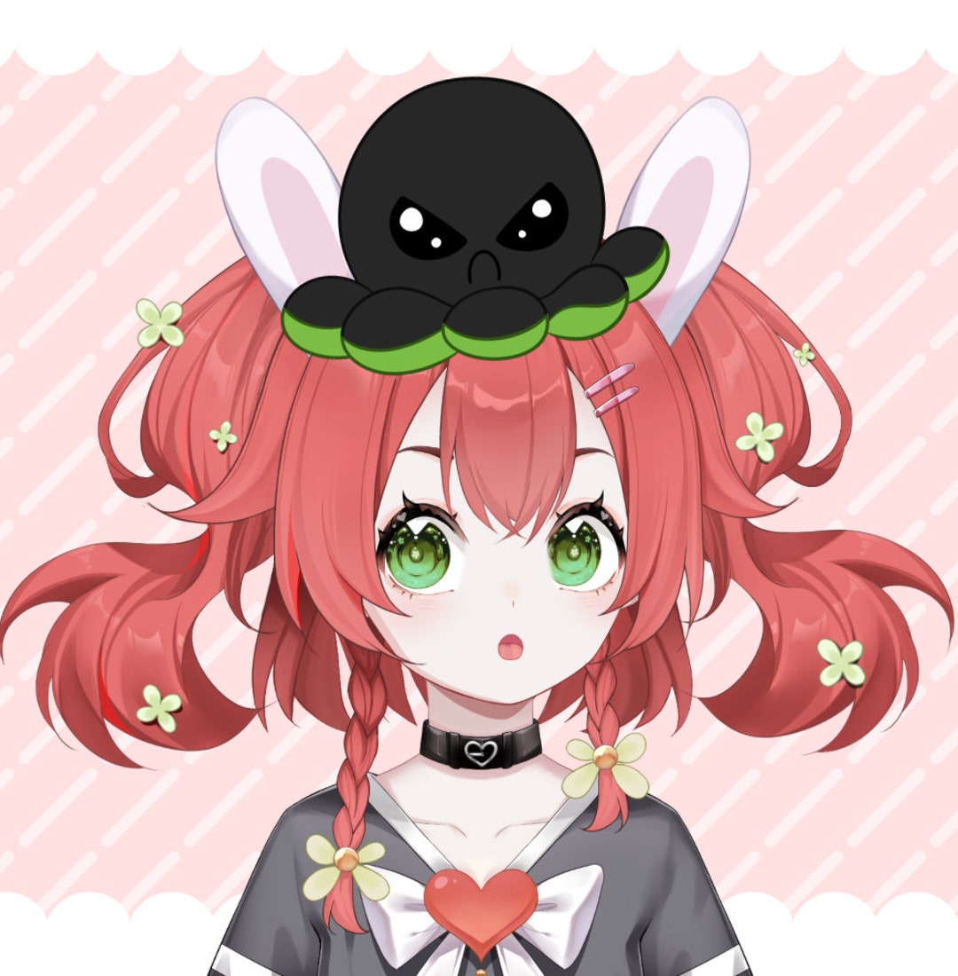 Vtuber Asset| Mood Changing Octopus, 2D Vtuber, 3D VTUBER, Kawaii ...
