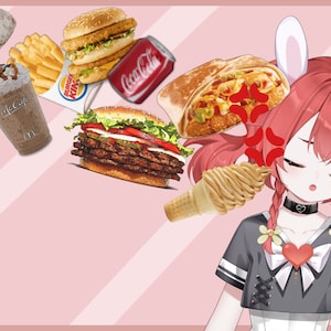 Fast Food| Thorwables|vtuber Throwables| T.I.T.S| Kawaii| 2D Vtuber| 3d ...