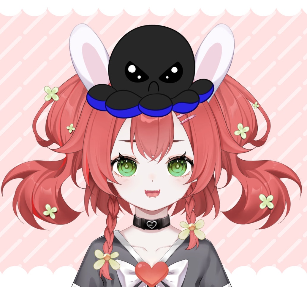 Vtuber Asset| Mood Changing Octopus, 2D Vtuber, 3D VTUBER, Kawaii ...