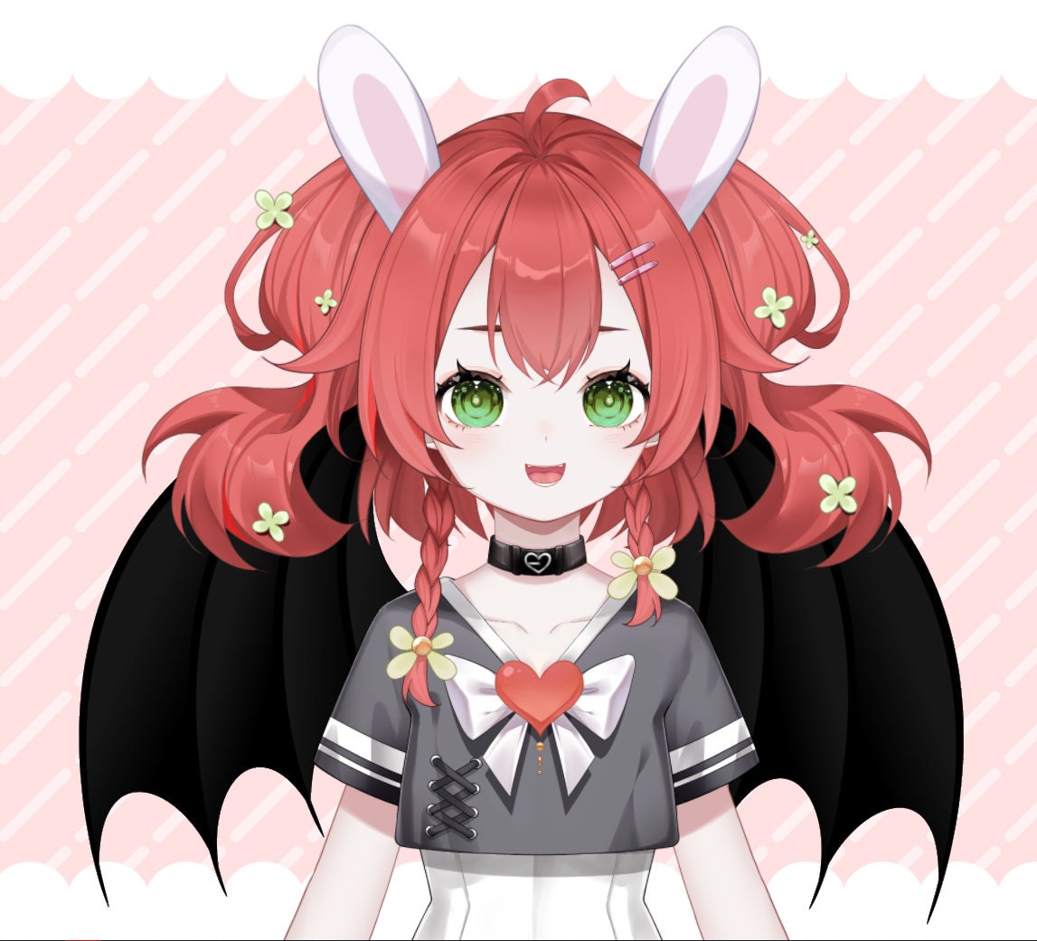 Vtuber Asset| Demon Wings| Black| Wings| #D Vtuber| 2D Vtuber| Vtuber ...