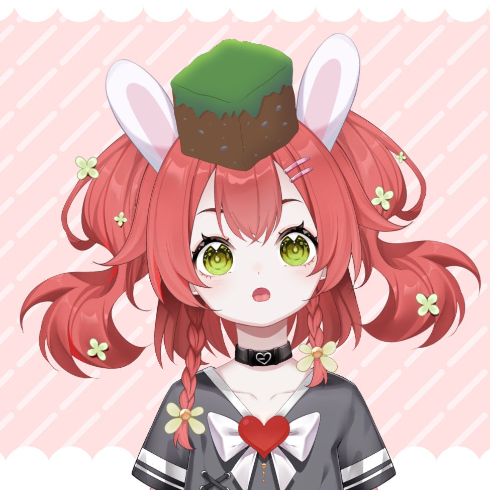 Minecraft Grass Block, Vtuber Asset, Kawaii, Png, Streamer, 2d, 3d ...