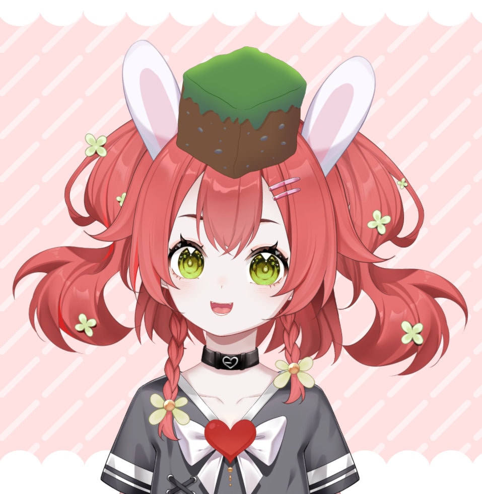 Minecraft Grass Block, Vtuber Asset, Kawaii, Png, Streamer, 2d, 3d ...