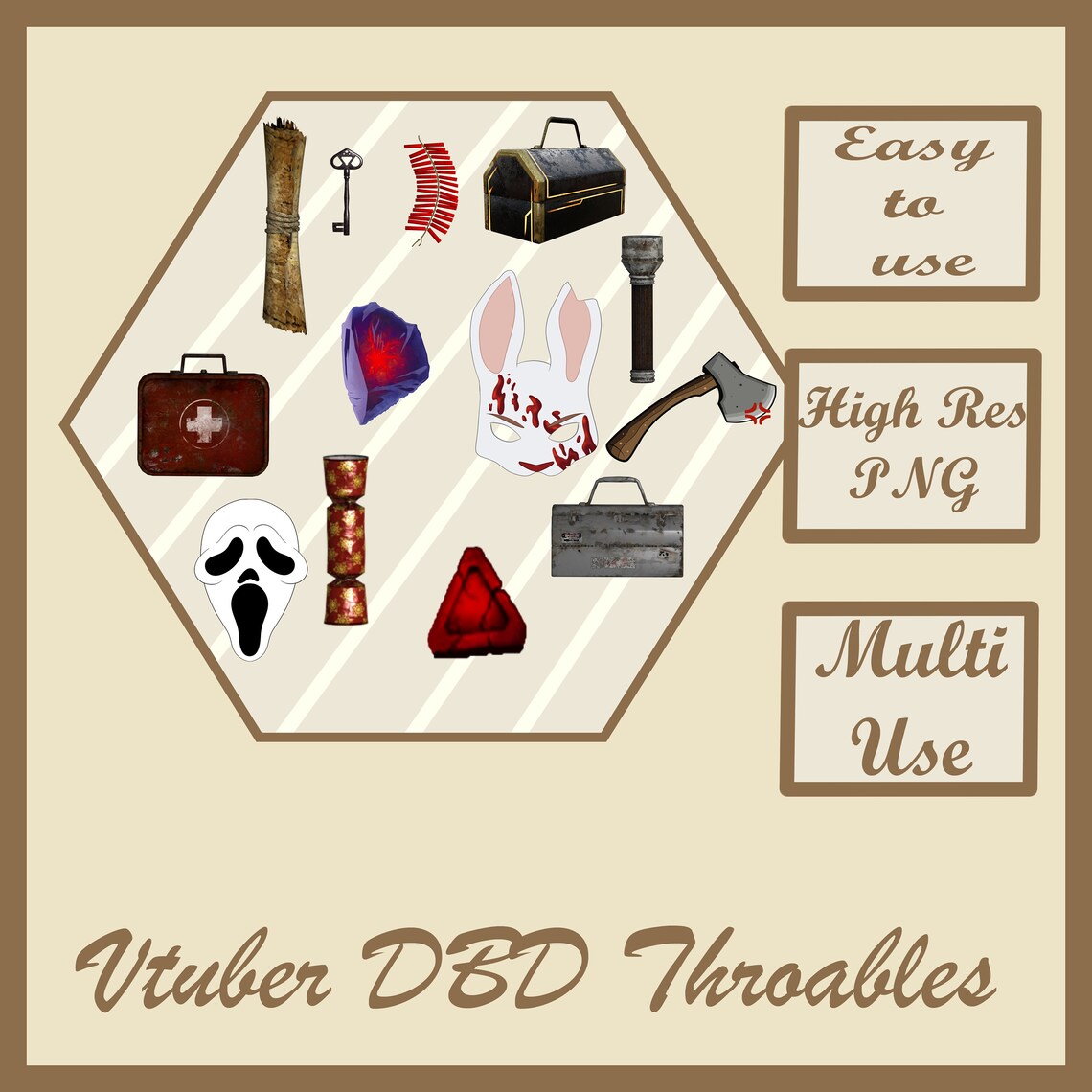 DBD| Throwables| Vtuber Throwables| T.I.T.S | Kawaii | 2D | 3D | Vtuber ...