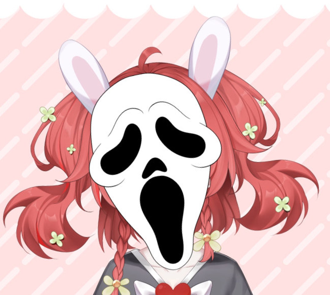 Dead by Daylight Ghostface Mask Vtuber Asset Kawaii 2d Vtuber Streamer ...
