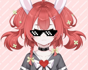 Vtuber Asset| Cherry, Kawaii, Food, Vtuber, 2d, Easy to Use, Png - Etsy