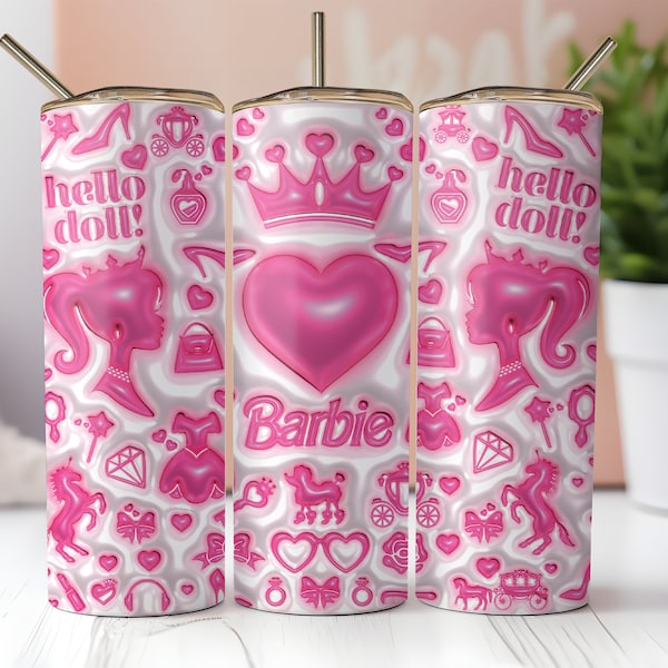 Barbie Tumbler Wrap Sublimation - Etsy