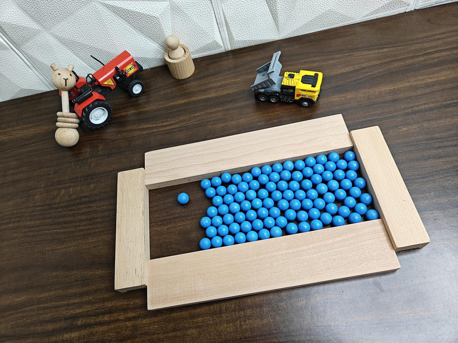 16mm Blue Plastic Marble Run Balls: Unbreakable Kids Toy - Etsy