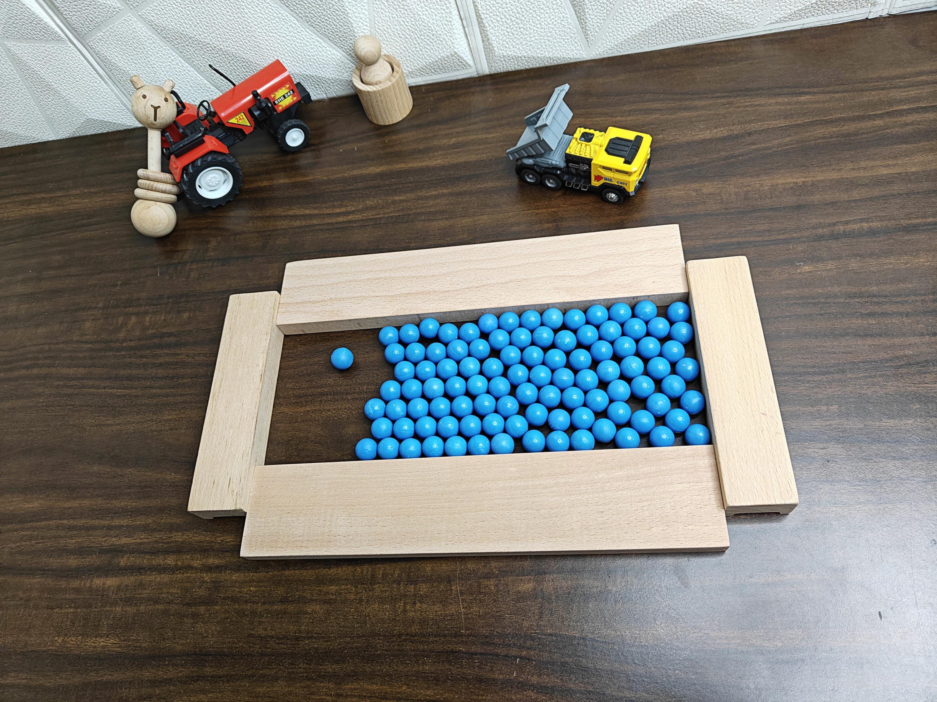 Marble Run Plastic Balls Unbreakable, 16 Mm Marble Run Balls, Shooter ...