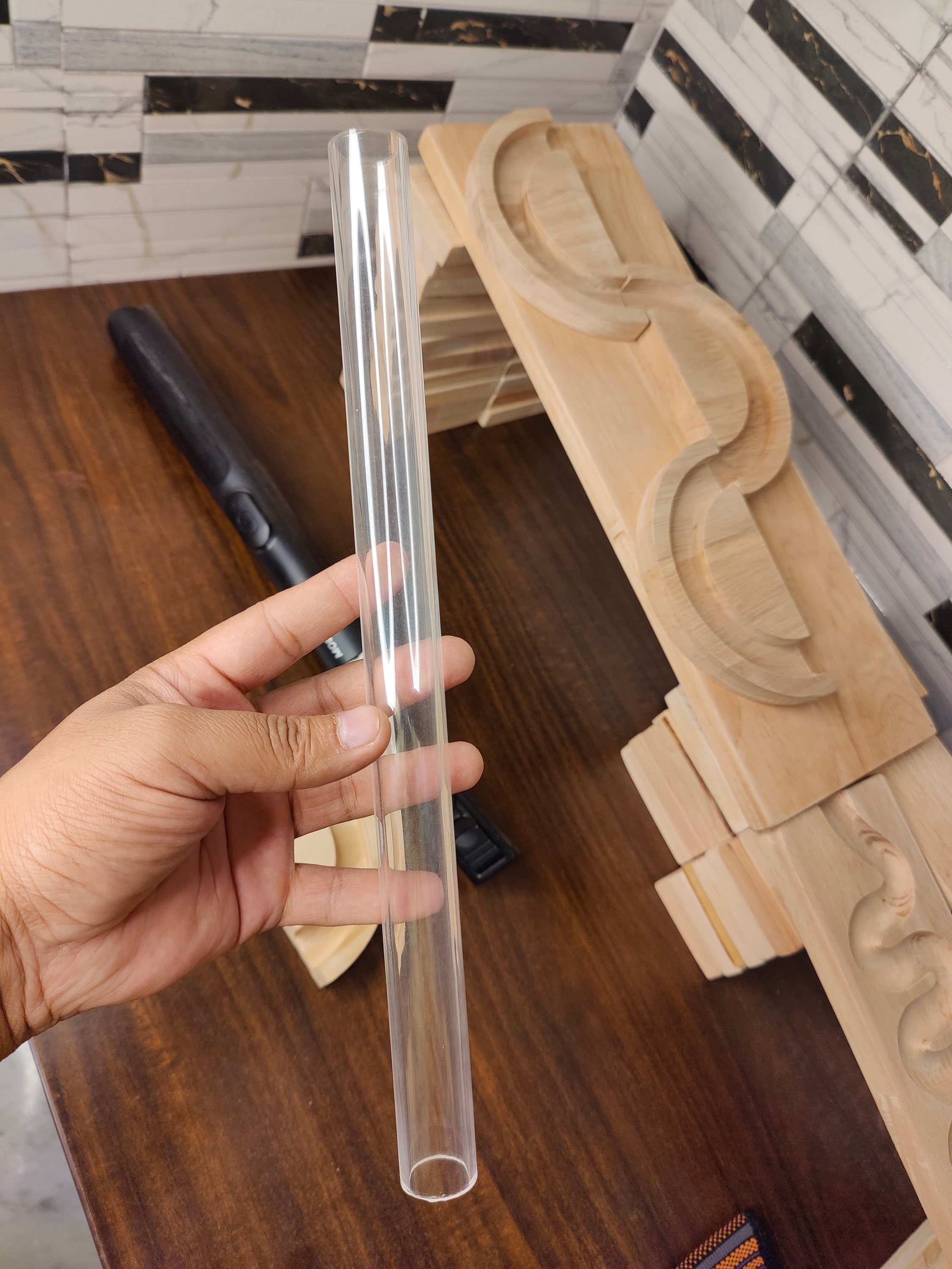 Transparent Acrlic Pipe for Marble Run Track. Customized for Marble Run ...