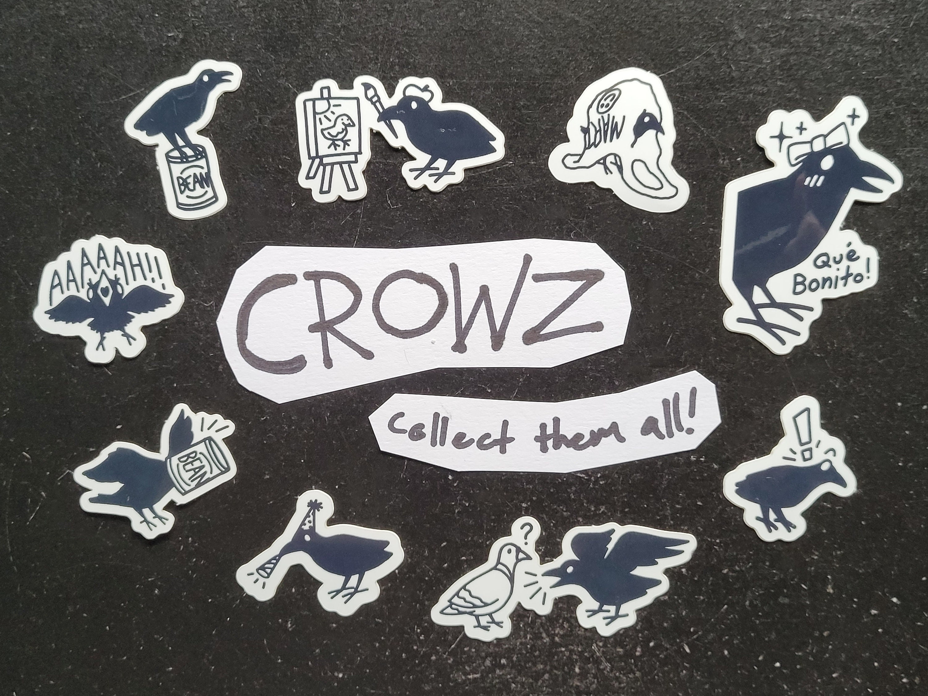 Crowz full Sticker Set - Etsy