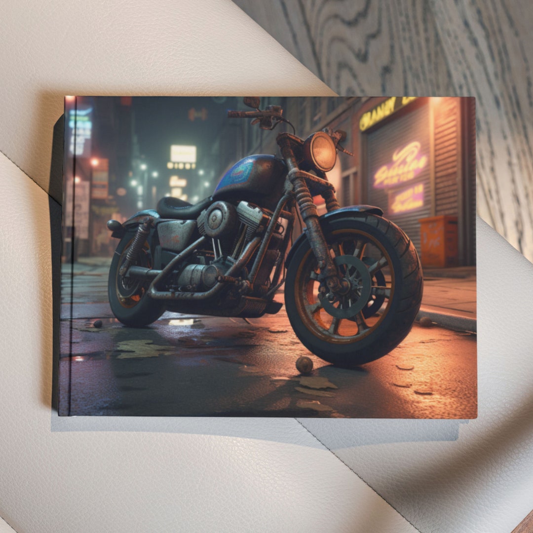 Captivating Harley Davidson-inspired Digital Art: Motorcycle Prints for ...