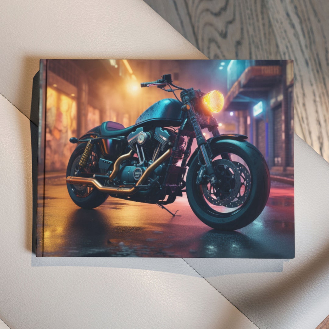 Captivating Harley Davidson-inspired Digital Art: Motorcycle Prints for ...