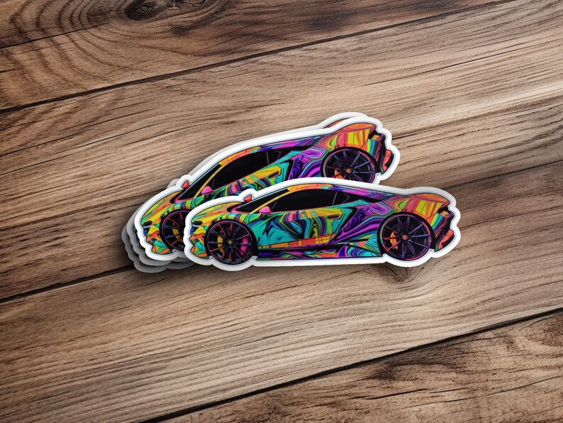 Supercar Decal Car Decal Supercar Bumper Sticker Hypercar Decal ...