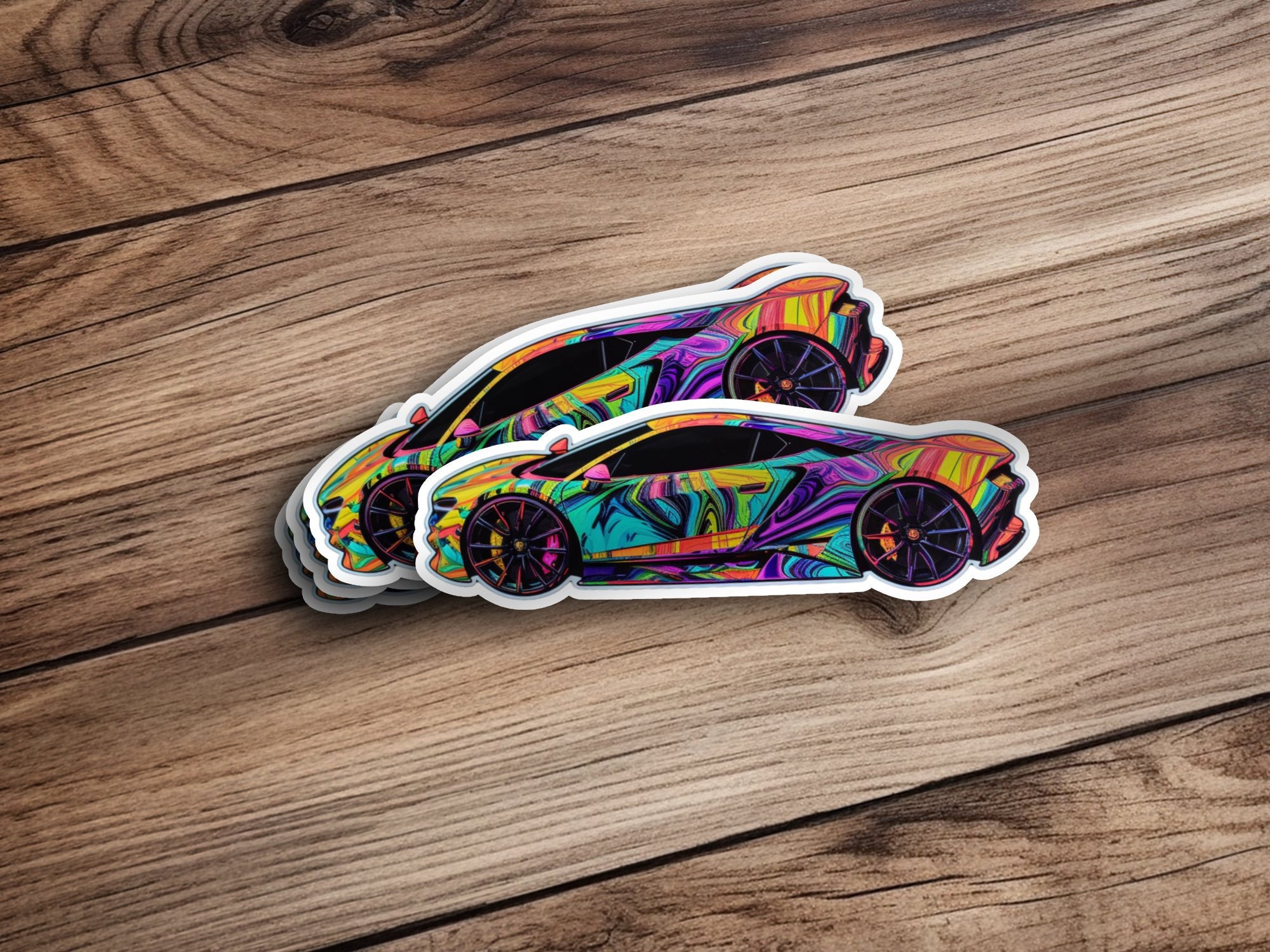 Supercar Decal Car Decal Supercar Bumper Sticker Hypercar Decal ...