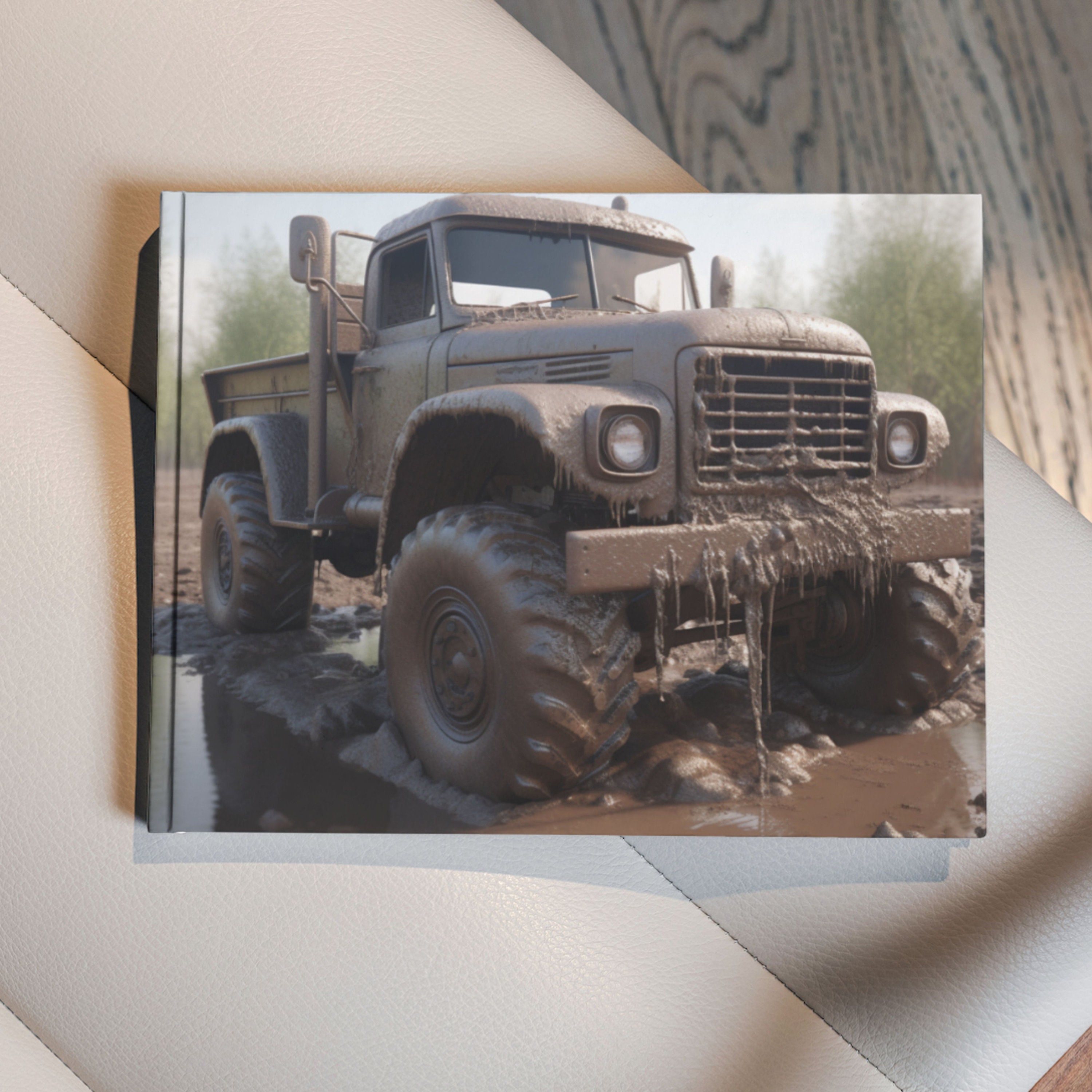 High Resolution Lifted Truck Digital Art: Custom Prints for Man Gift ...