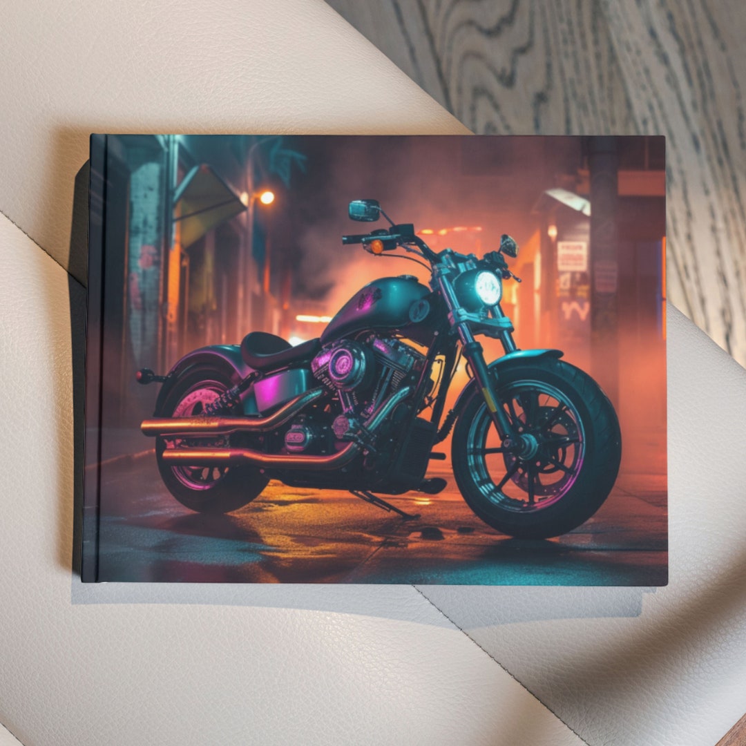 Captivating Harley Davidson-inspired Digital Art: Motorcycle Prints for ...