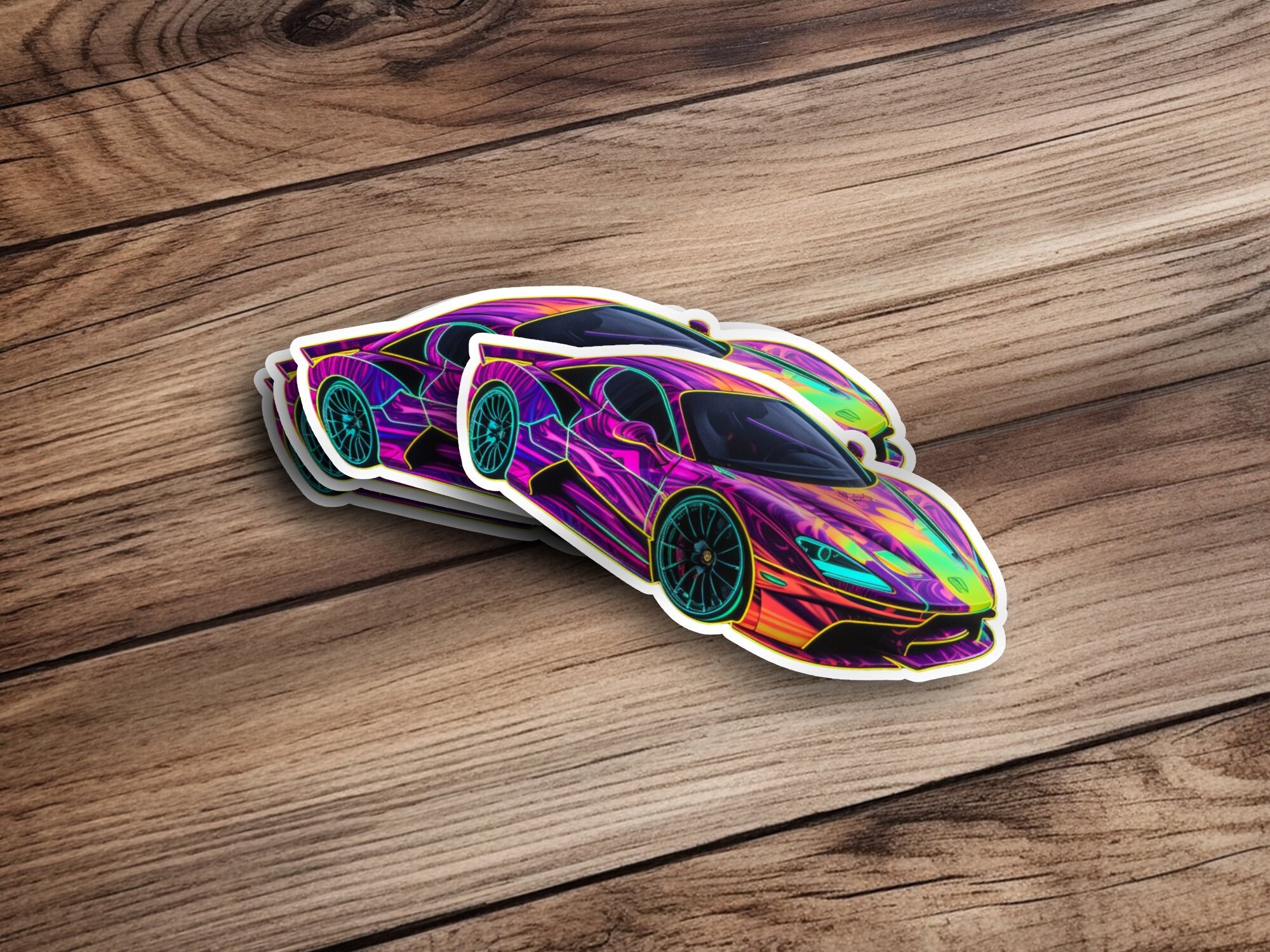 Supercar Decal Car Decal Supercar Bumper Sticker Hypercar Decal ...