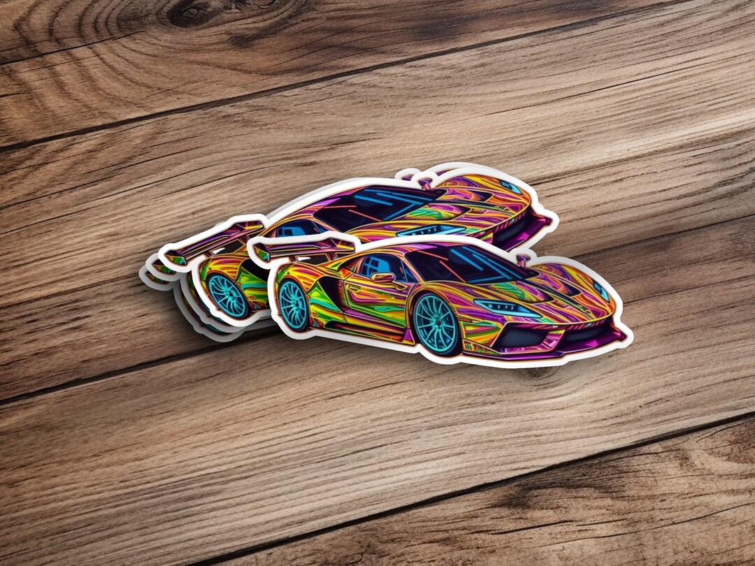 Supercar Decal Car Decal Supercar Bumper Sticker Hypercar Decal ...