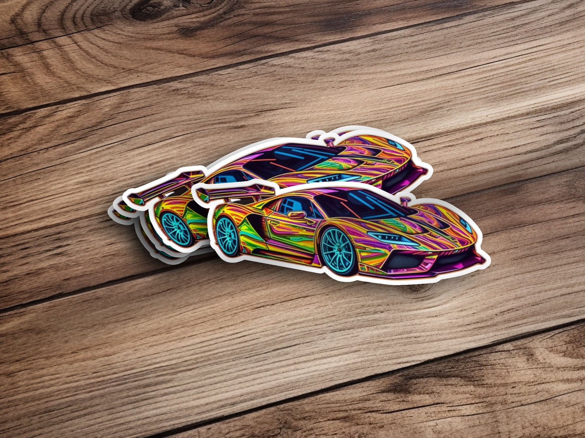 Supercar Decal Car Decal Supercar Bumper Sticker Hypercar Decal ...
