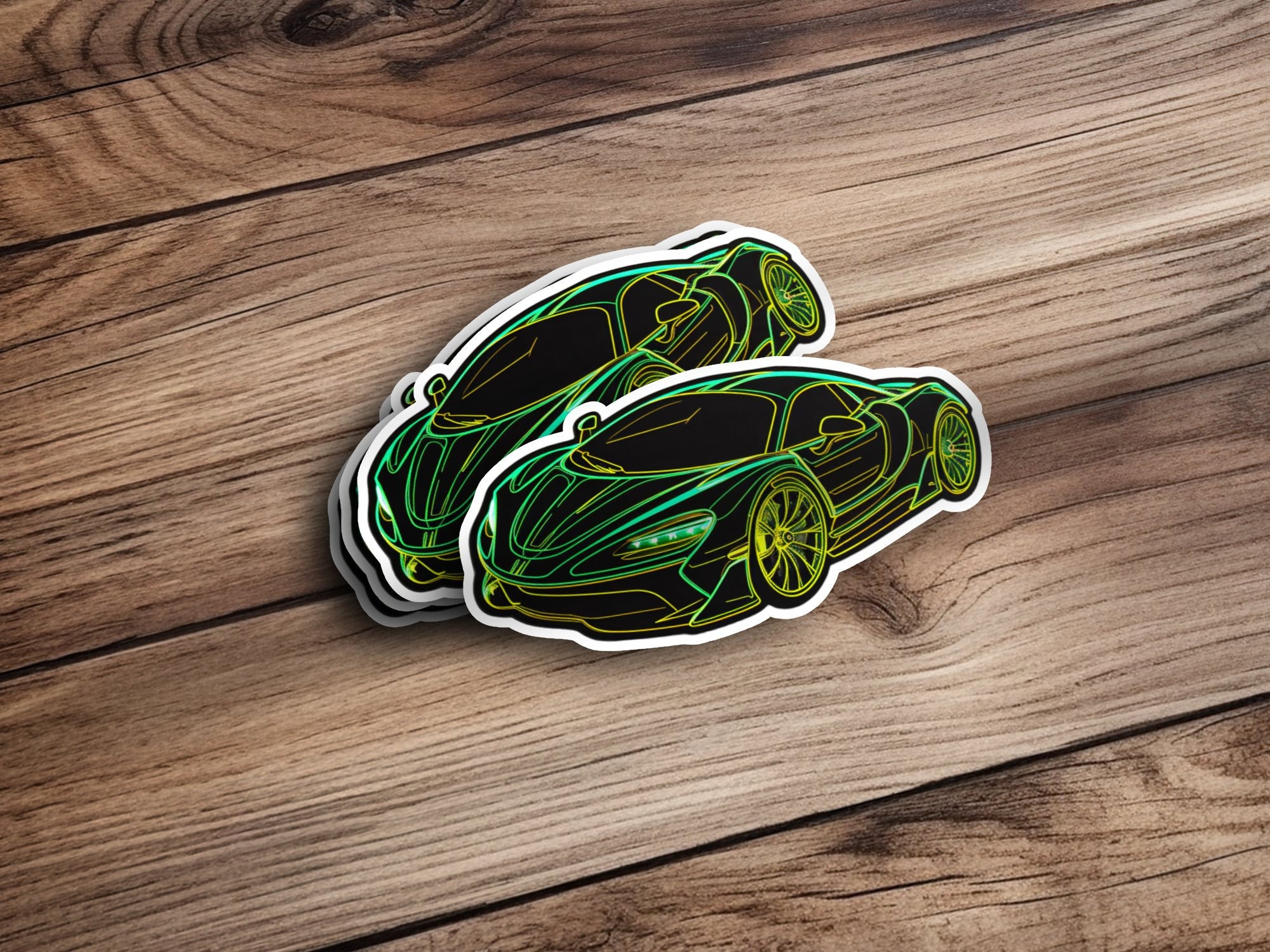 Supercar Decal Car Decal Supercar Bumper Sticker Hypercar Decal ...
