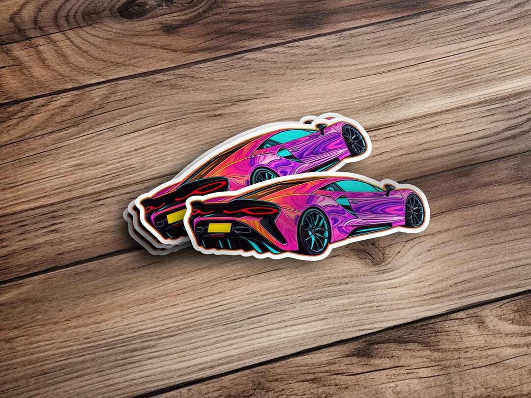 Supercar Decal Car Decal Supercar Bumper Sticker Hypercar Decal ...