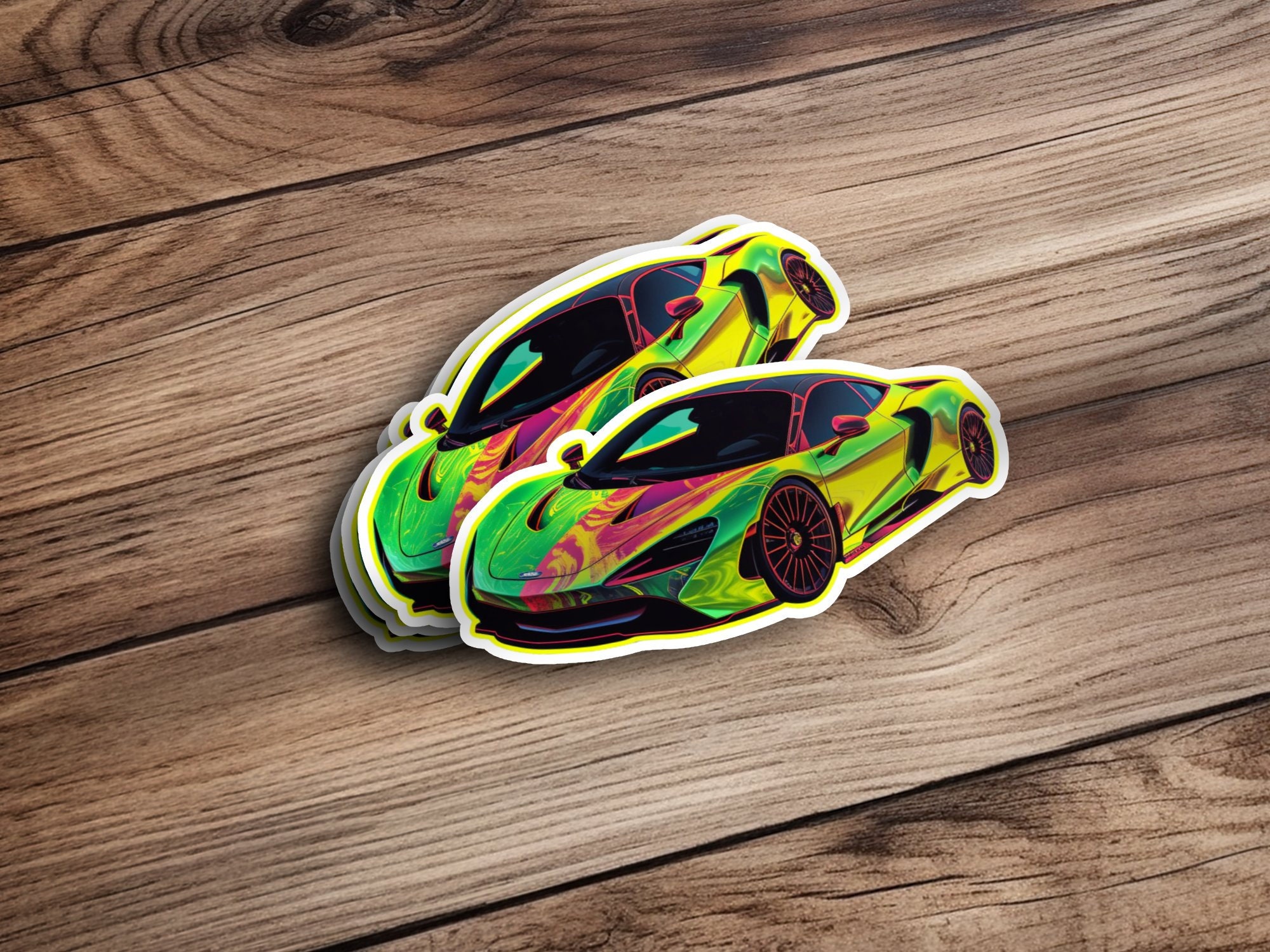 Supercar Decal Car Decal Supercar Bumper Sticker Hypercar Decal ...