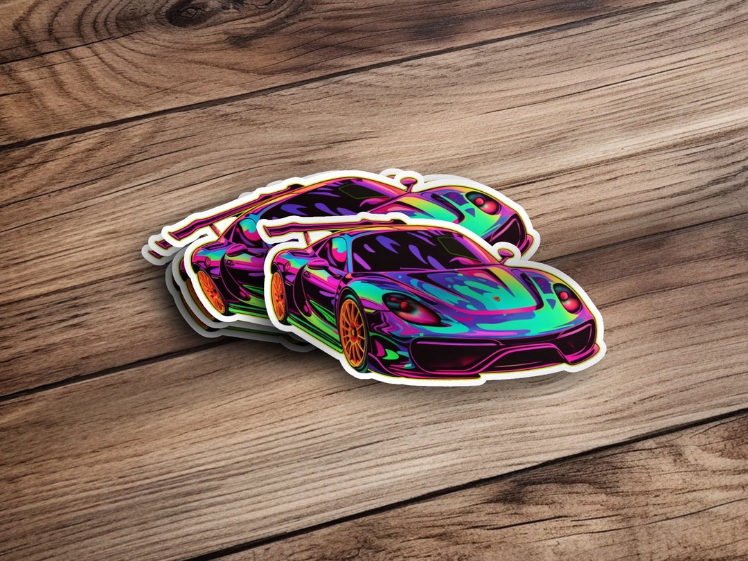 Supercar Decal Car Decal Supercar Bumper Sticker Hypercar Decal ...